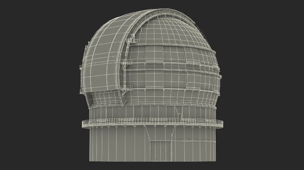 Astronomical observatory dome 3D - TurboSquid 1654166