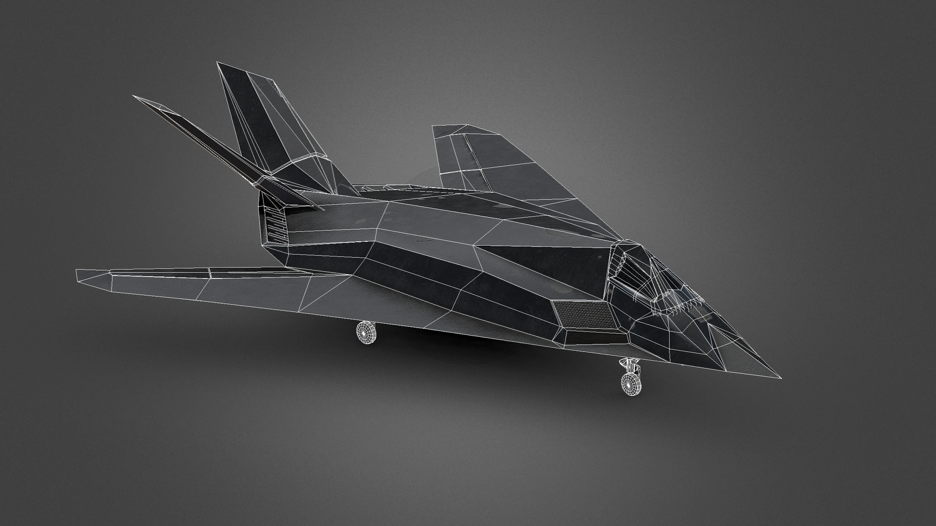 3D f117 aircraft model - TurboSquid 1653748