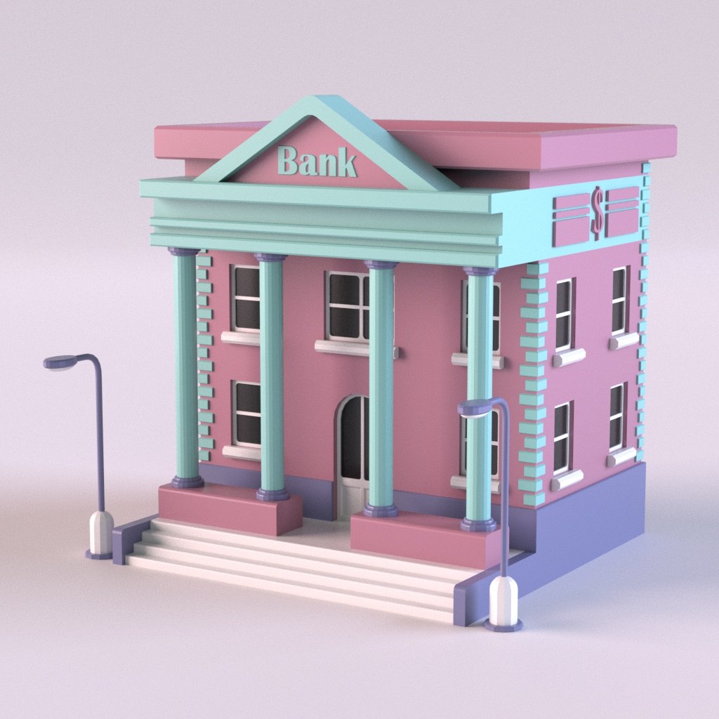 3D model bank 02 - TurboSquid 1653887