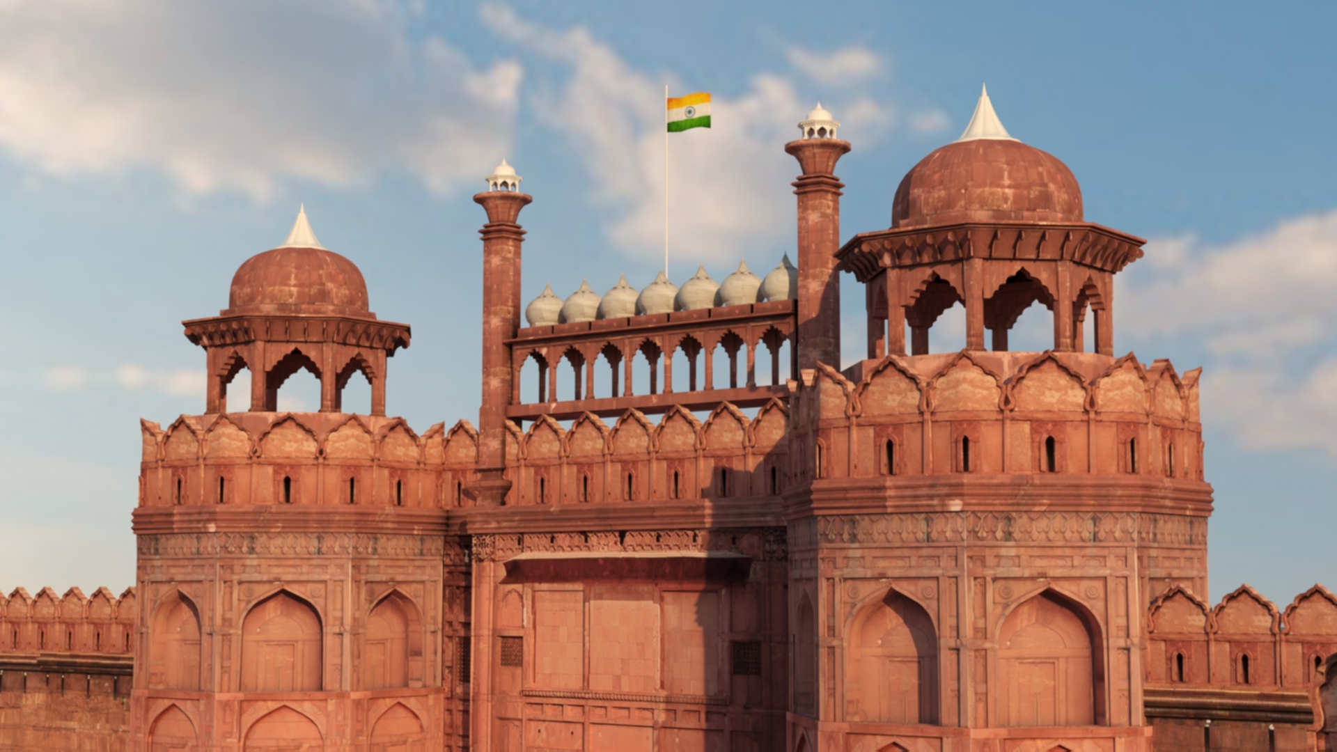 3D red fort - TurboSquid 1653903