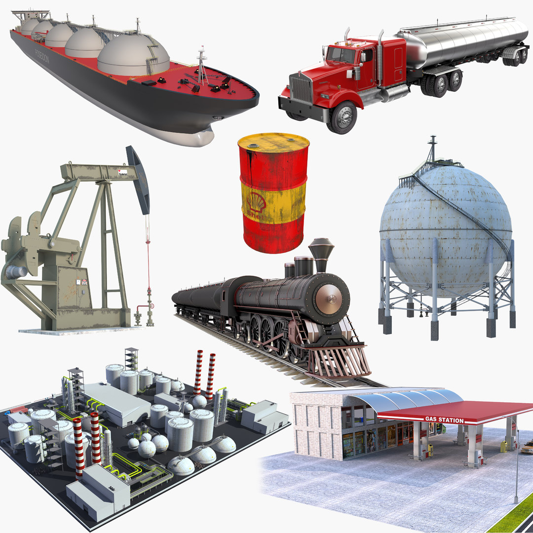 Oil production equipment 3D - TurboSquid 1653980