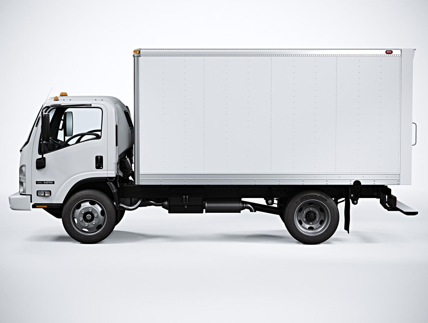 2016 isuzu npr gas 3d model