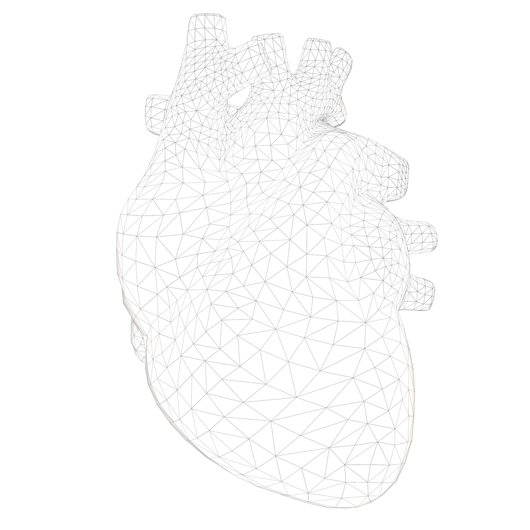 3D modeled clay heart model - TurboSquid 1654481