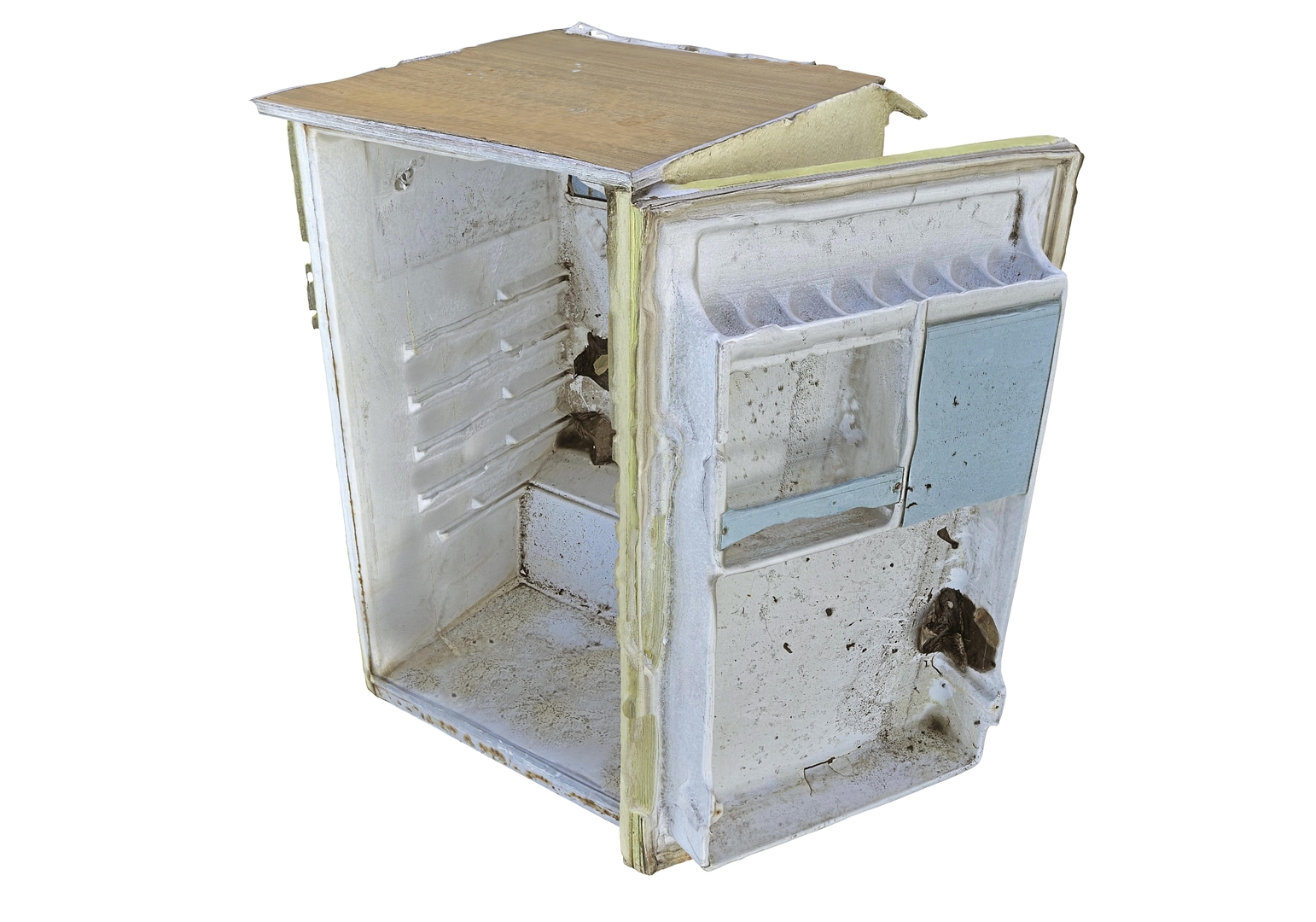 3D old junk fridge model - TurboSquid 1654678