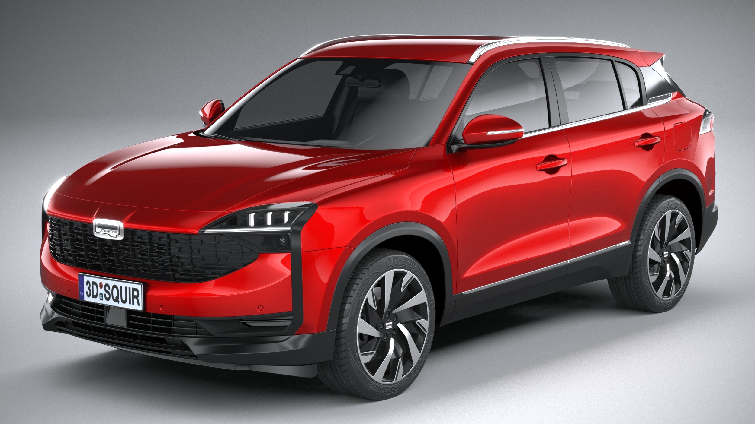 Qoros 7 2021 3D model - TurboSquid 1654912