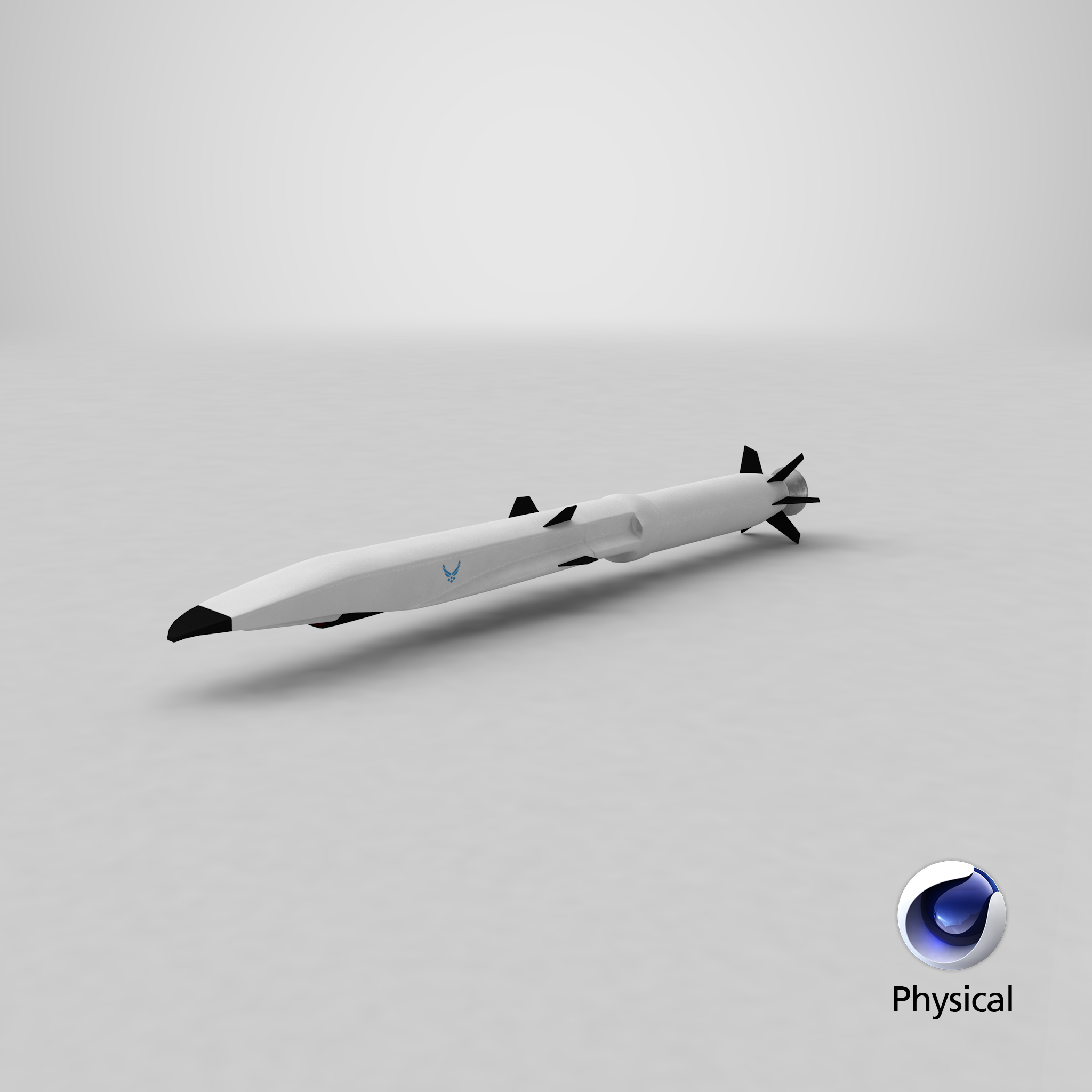 boeing x-51 cruise missile 3ds