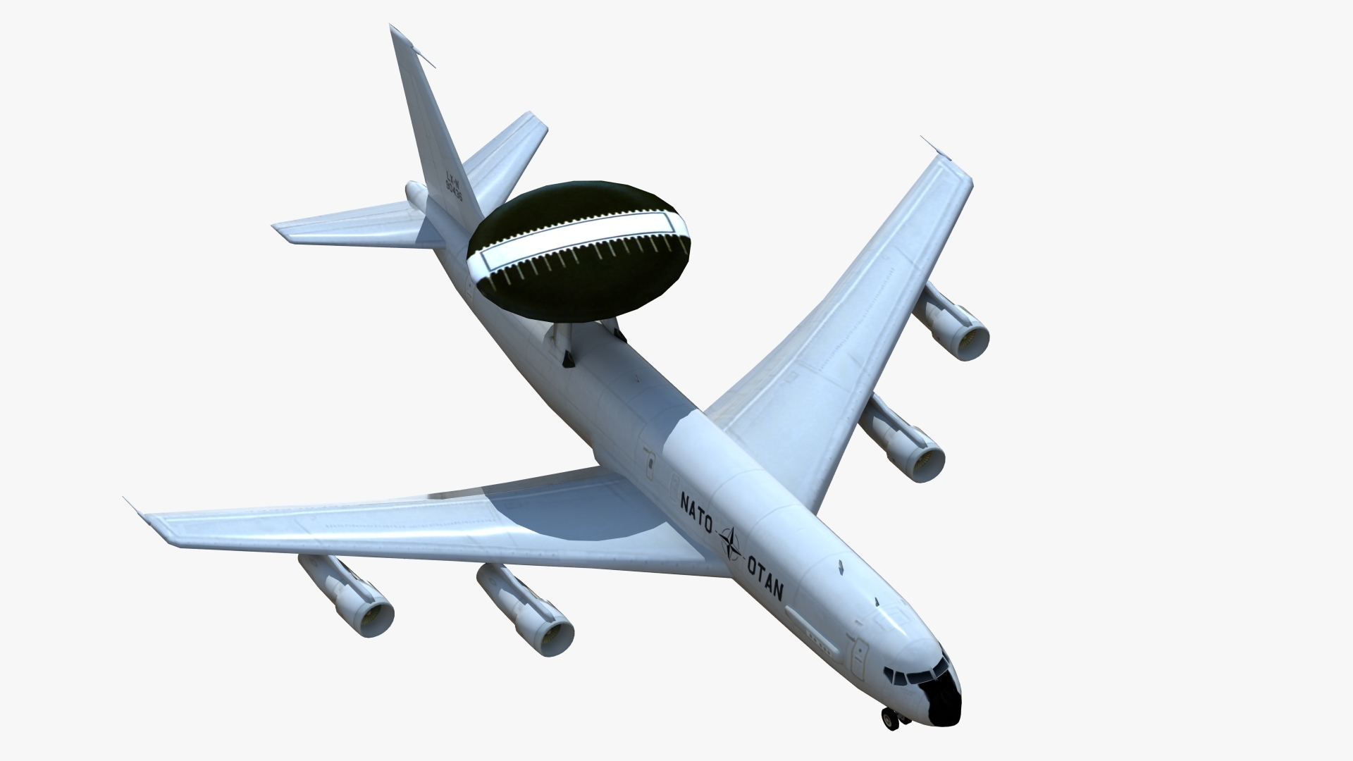 3D e-3 sentry awacs model - TurboSquid 1655227