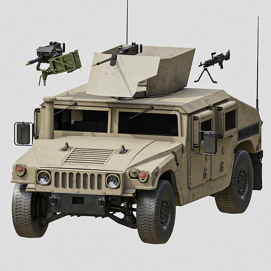 Humvee details model - TurboSquid 1655191