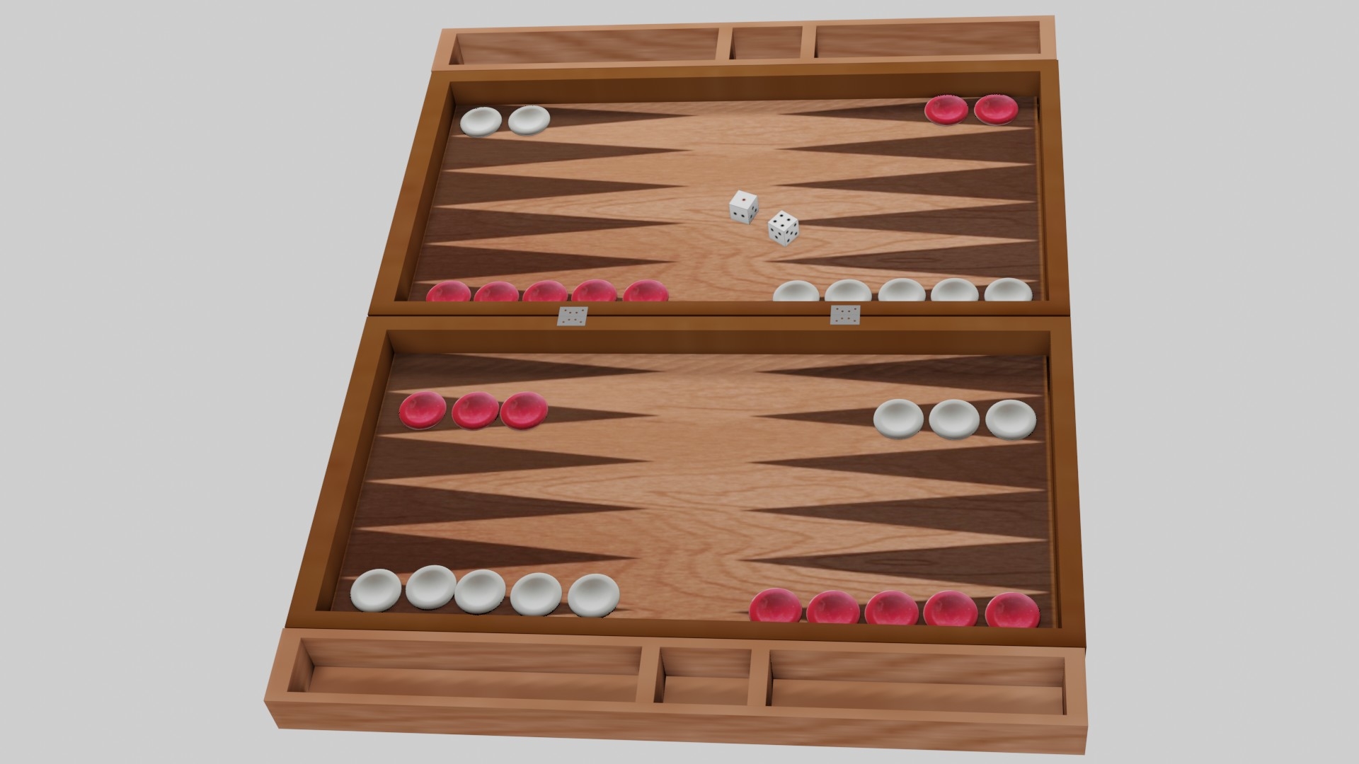Backgammon 3D-Modell - TurboSquid 1655608