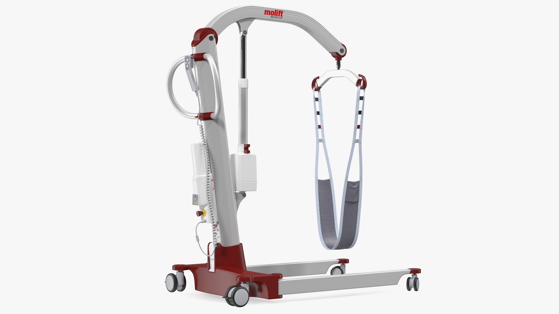 Patient Lift Molift Mover 205 with FlexiStrap Rigged Modelo 3D ...