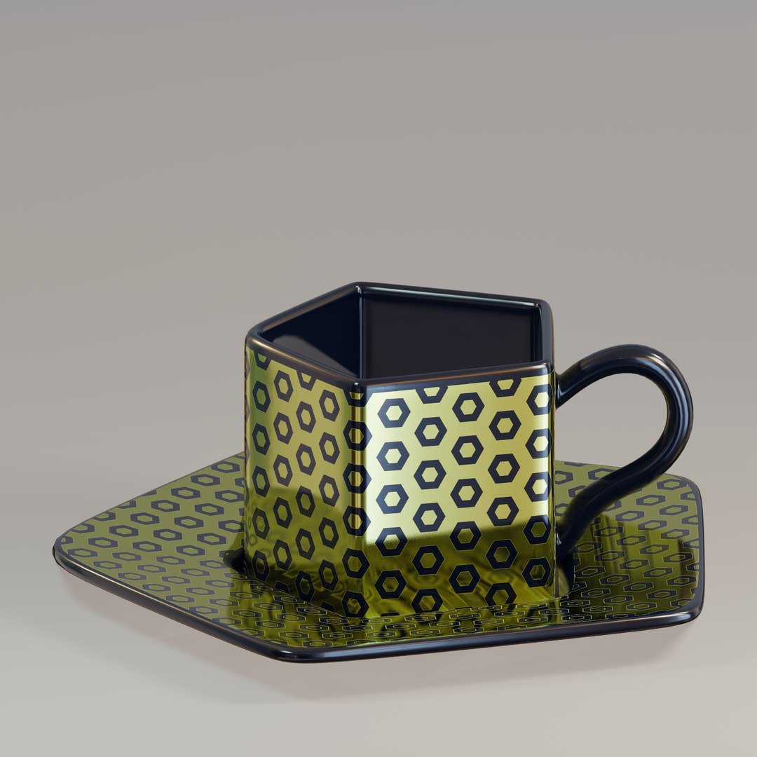 3D model cup pentagon - TurboSquid 1656719