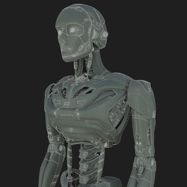 3D sci-fi male robot android - TurboSquid 1656790