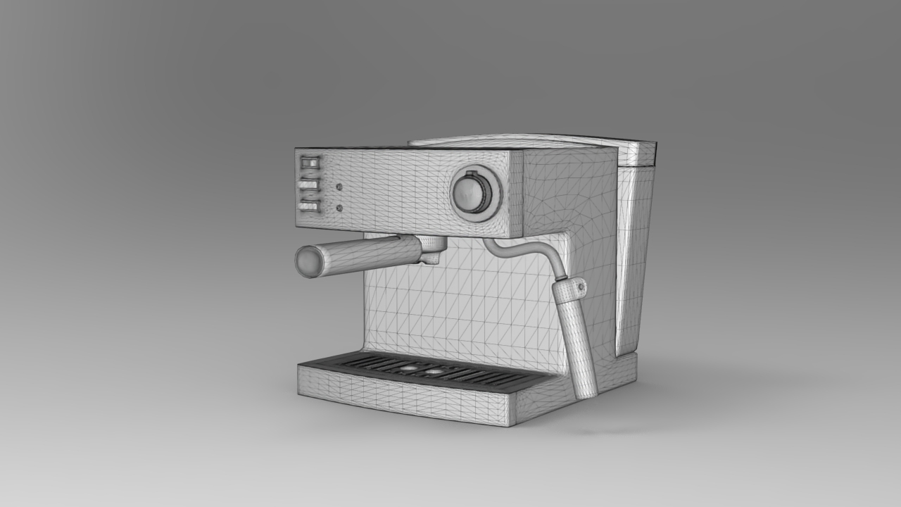 3D model coffee machine - TurboSquid 1657145