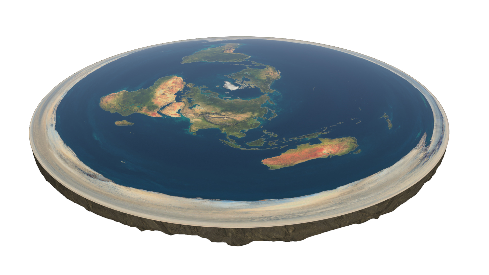 Terra plana 8K Modelo 3D - TurboSquid 1657219