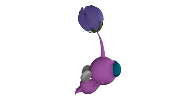 Pink pikmin model - TurboSquid 1657379