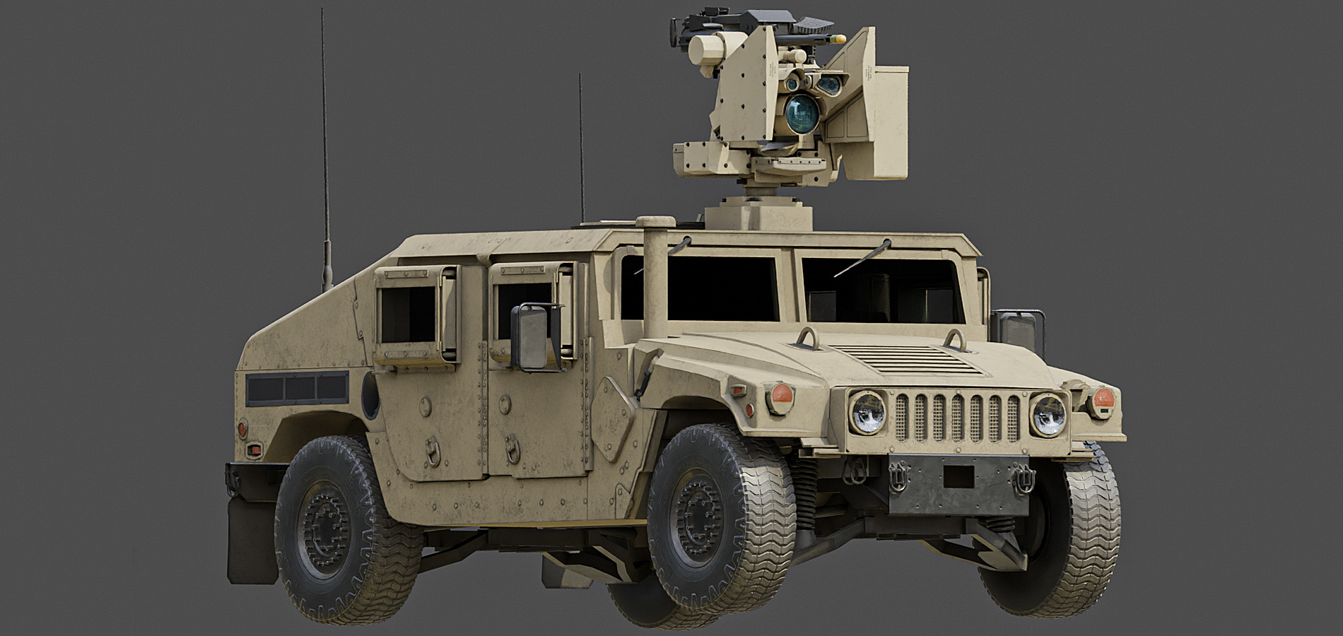3D humvee crows - TurboSquid 1657517