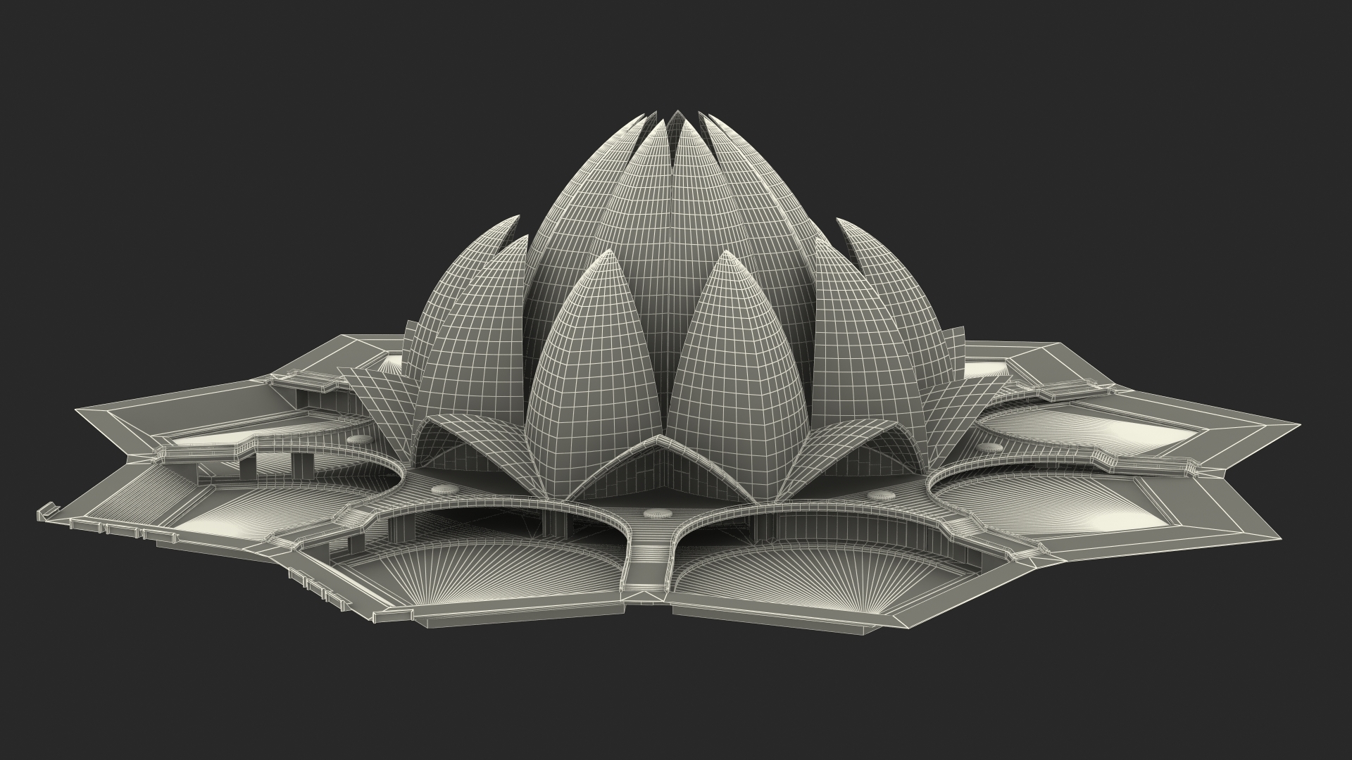 3D model temple building - TurboSquid 1657659