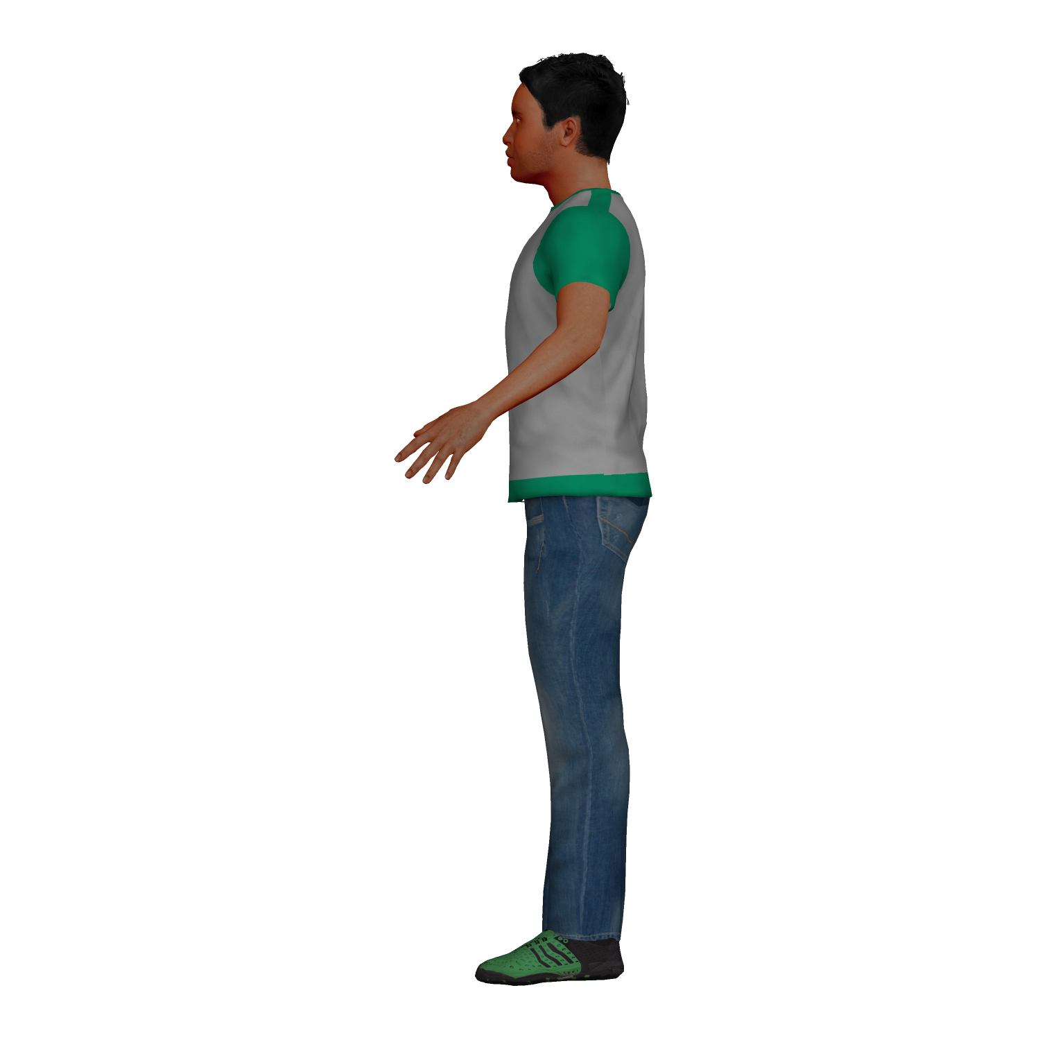 3D male teal character - TurboSquid 1657785