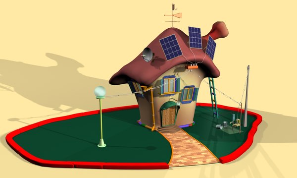 modelo 3d casa de dibujos animados - TurboSquid 1657829