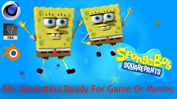 Rigged Spongebob Squarepants 3D Models for Download | TurboSquid
