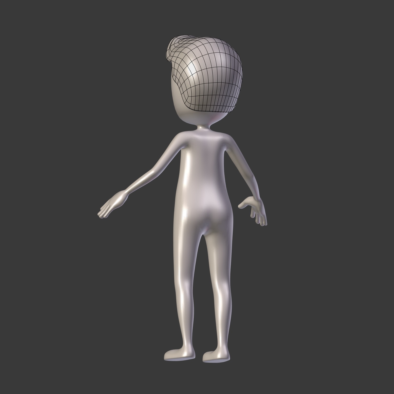 Cartoon stickman model - TurboSquid 1657841