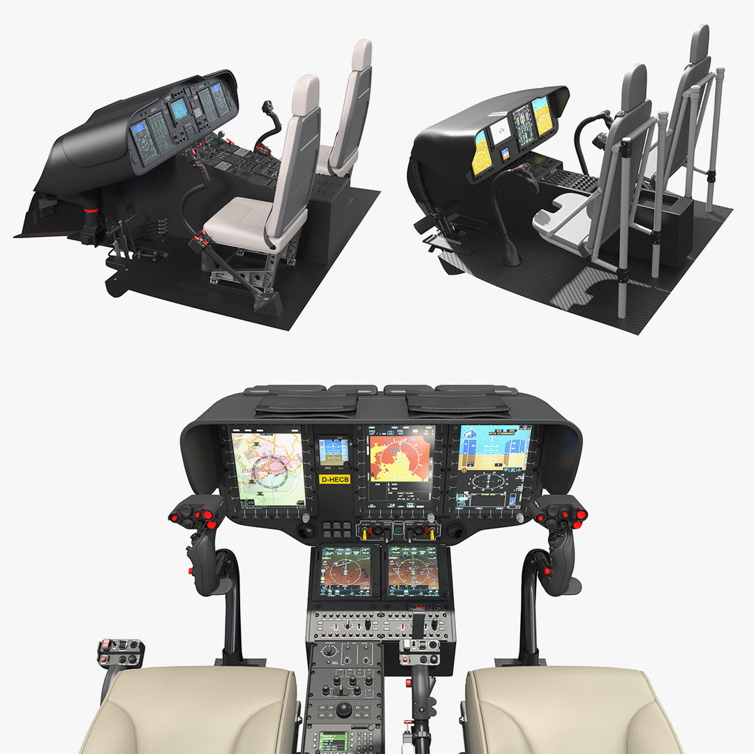 3D model cockpits controls - TurboSquid 1659462