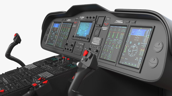 3D model cockpits controls - TurboSquid 1659462