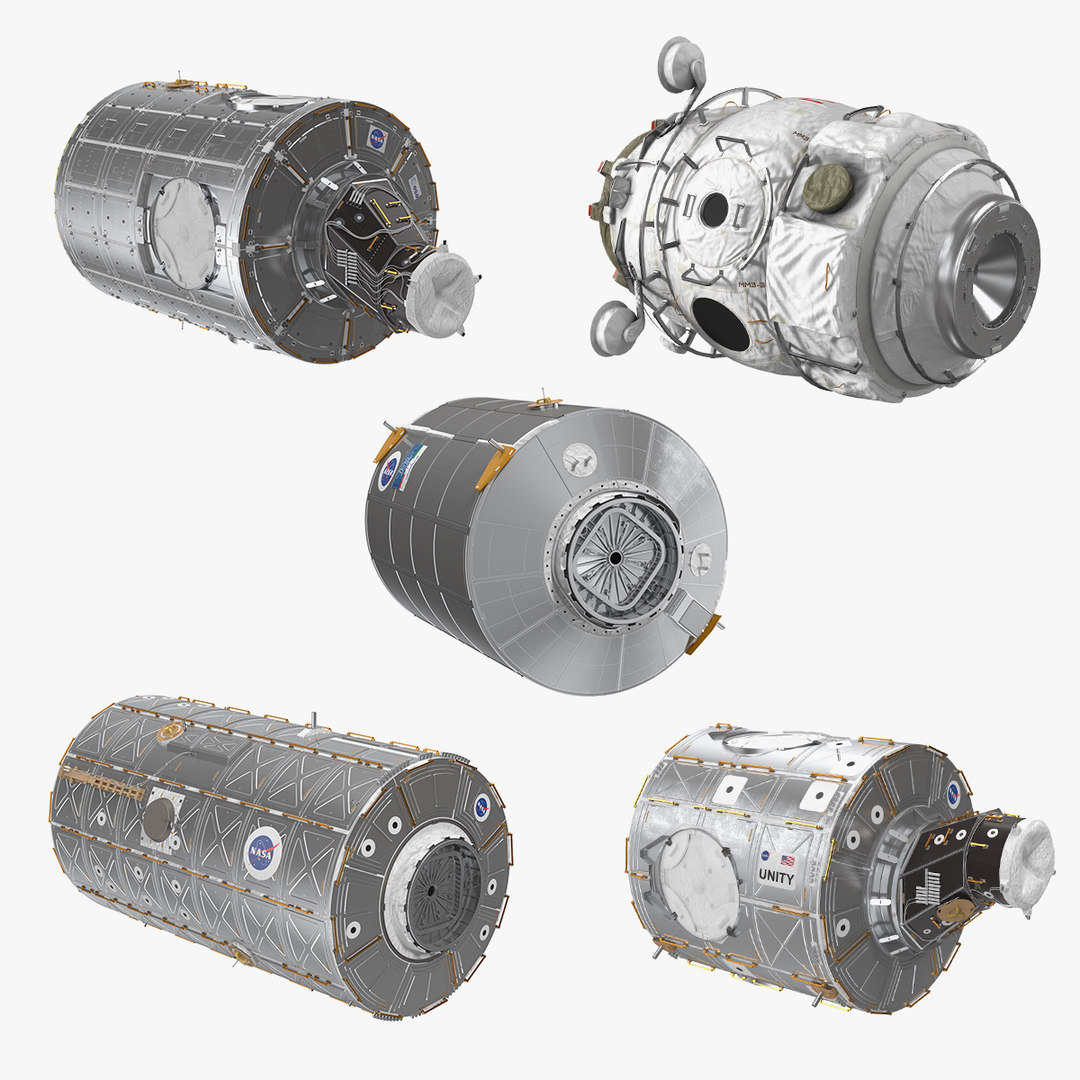 3D iss modules 3 model - TurboSquid 1659485