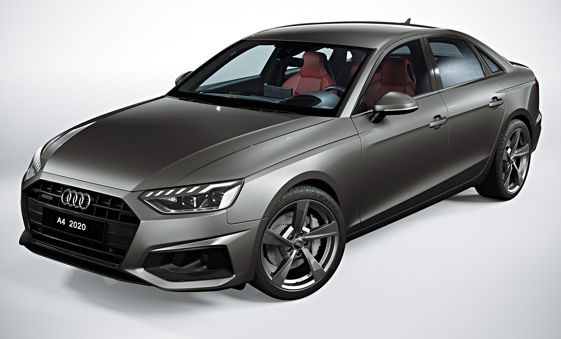 2020 audi a4 3D model - TurboSquid 1436773