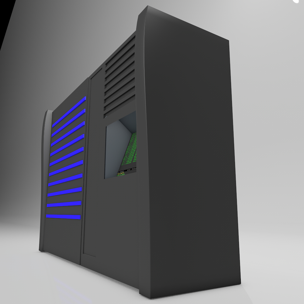 3D mainframe server rack - TurboSquid 1658887