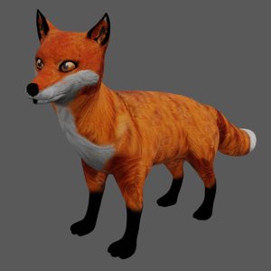 Rigged Fox Blender Models for Download | TurboSquid