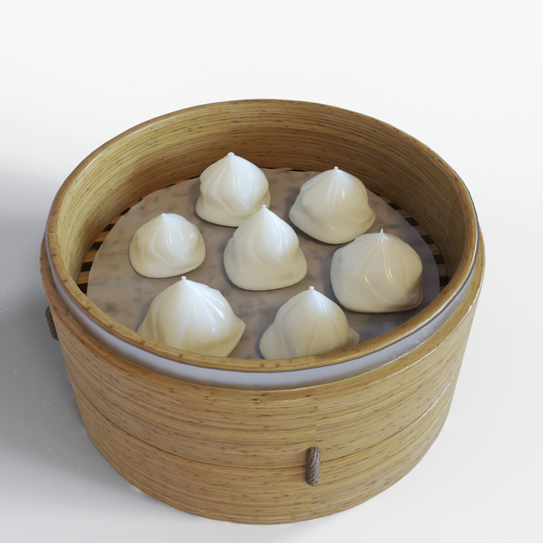 3D dumpling - TurboSquid 1659011