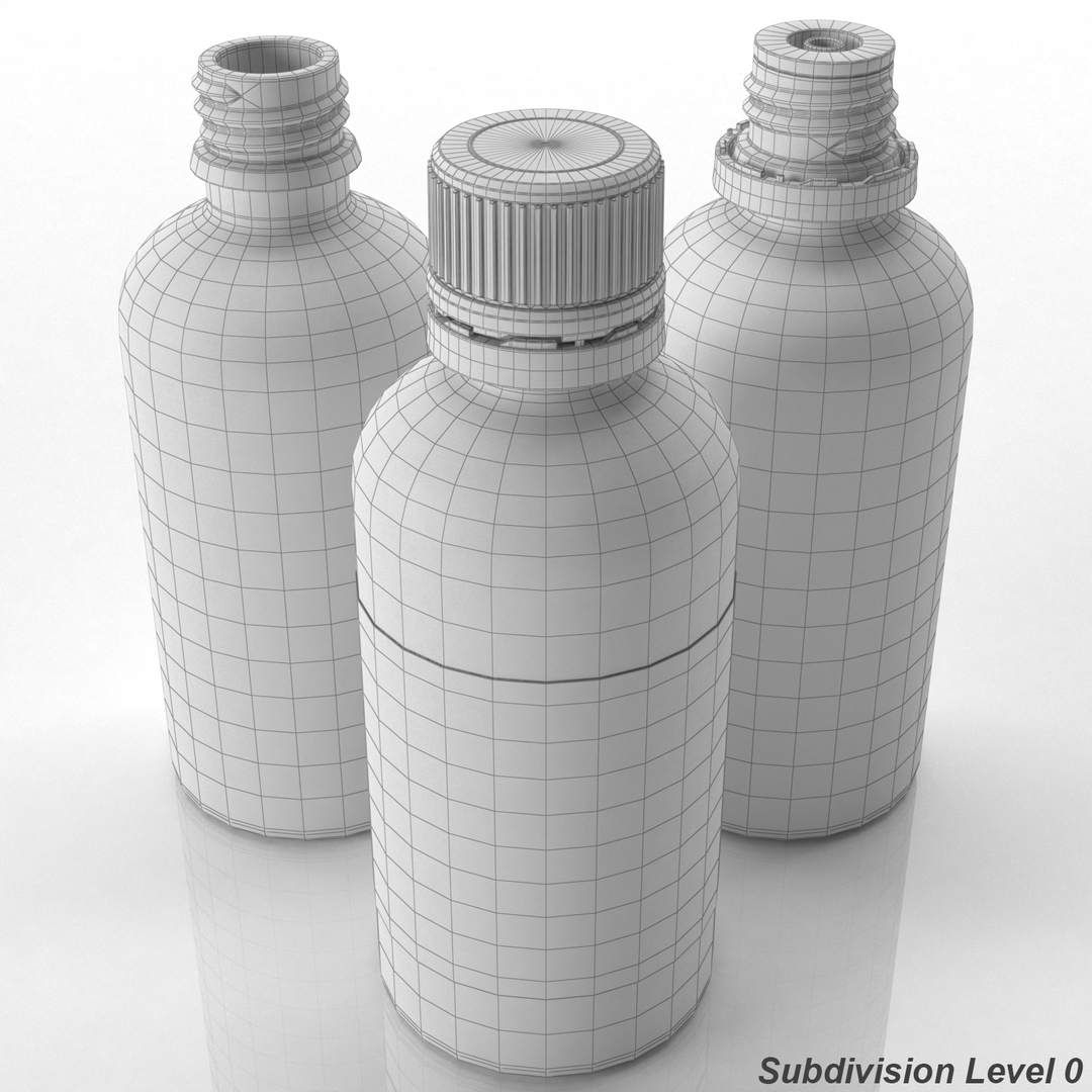 50ml bottle 3D model - TurboSquid 1257516
