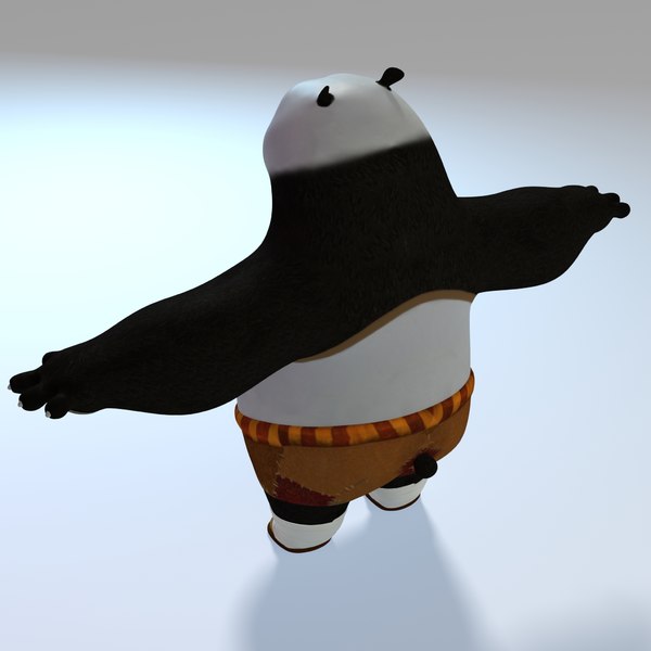 Kung fu panda 3D model - TurboSquid 1659313