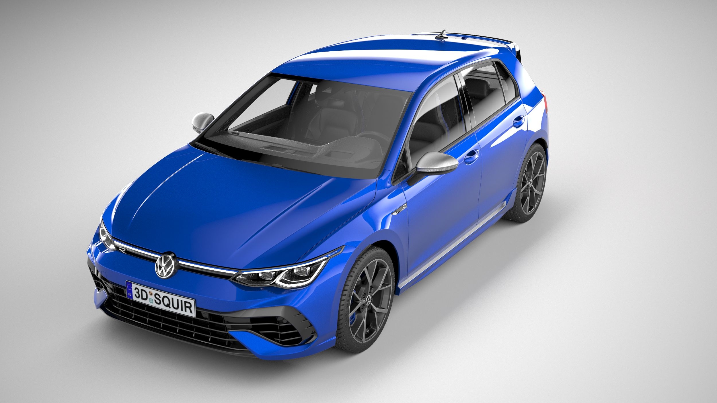 3D volkswagen golf r model - TurboSquid 1659599
