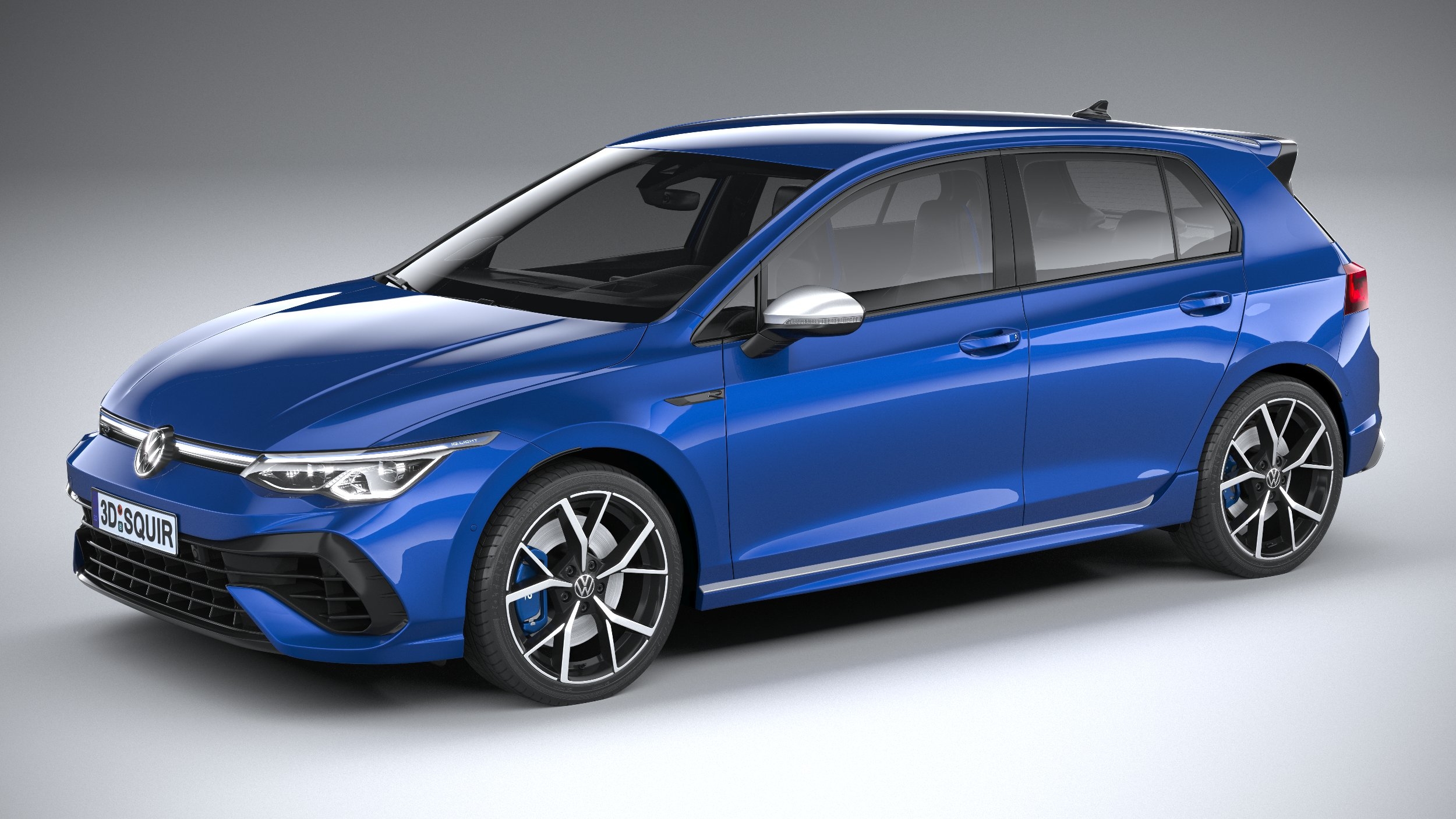 3D volkswagen golf r model - TurboSquid 1659599