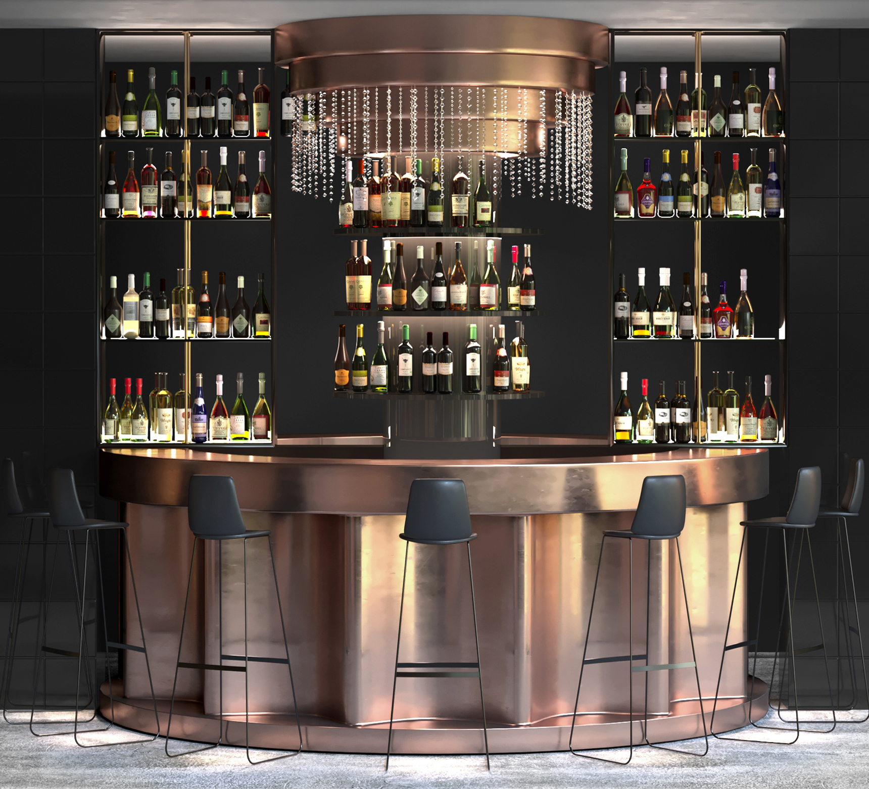 modelo 3d Barra de bar grande - TurboSquid 1659686