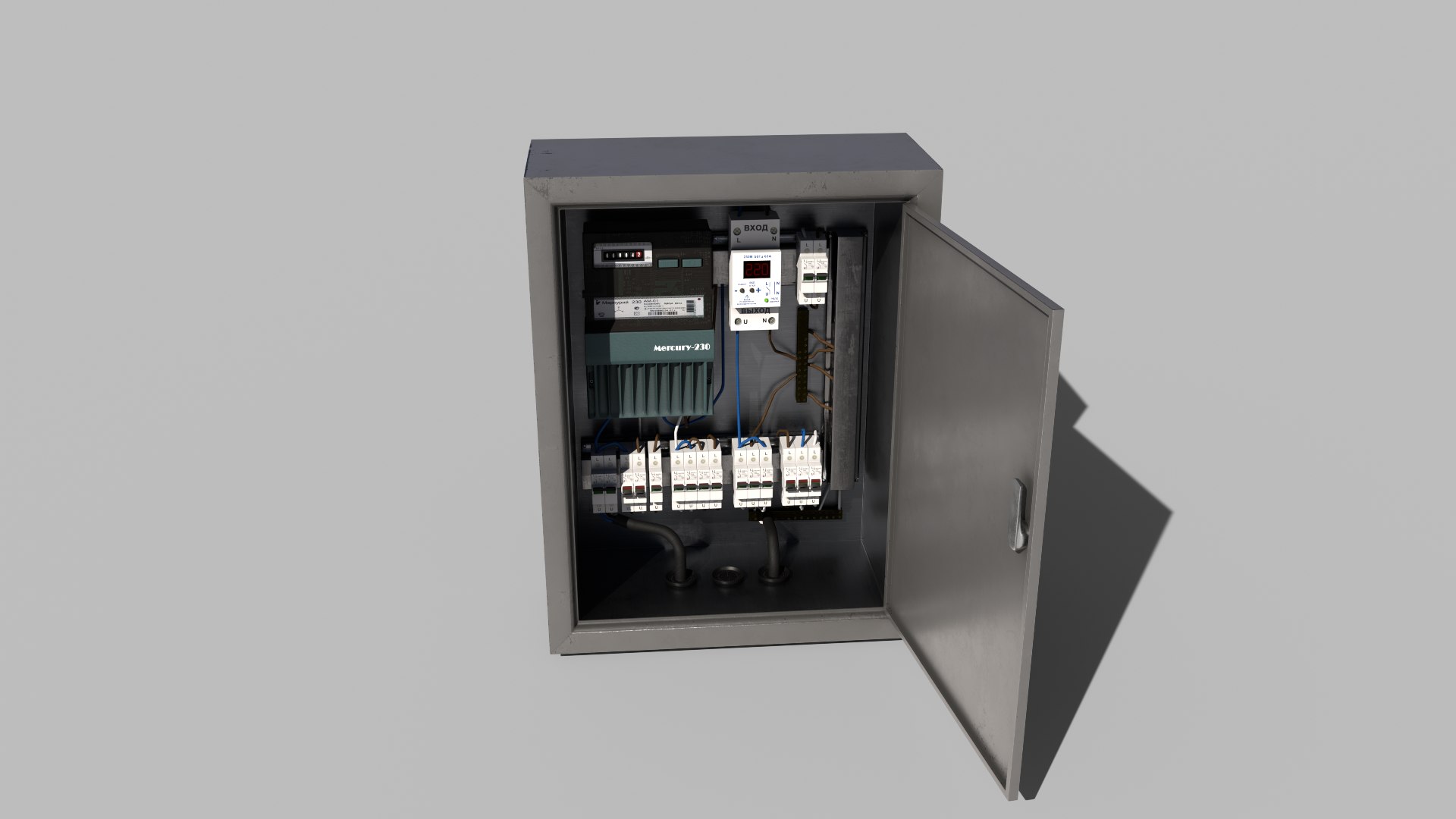 Electrical box 3D - TurboSquid 1660390