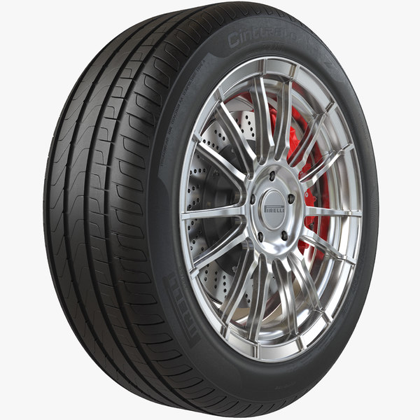 Realistic car wheel pbr model - TurboSquid 1660558