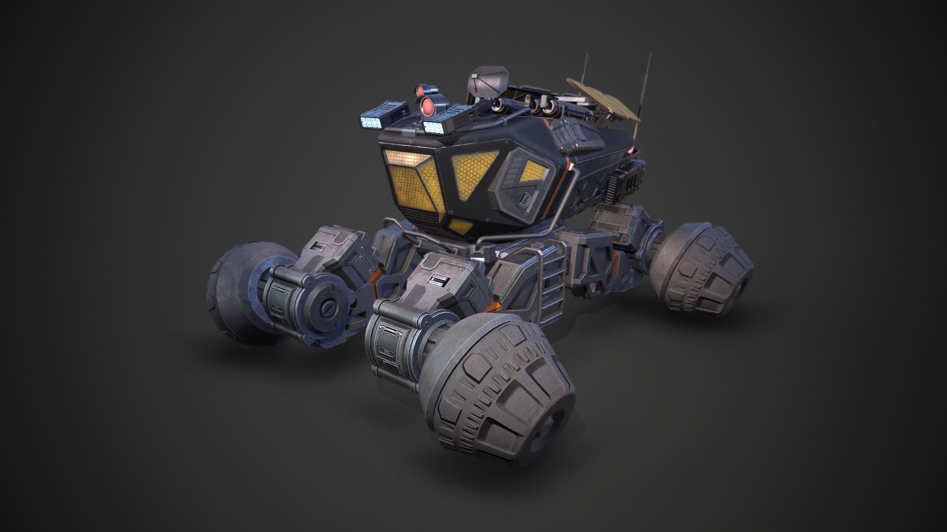 Mars Rover Science-Fiction 3D-Modell 1 3D-Modell - TurboSquid 1660509