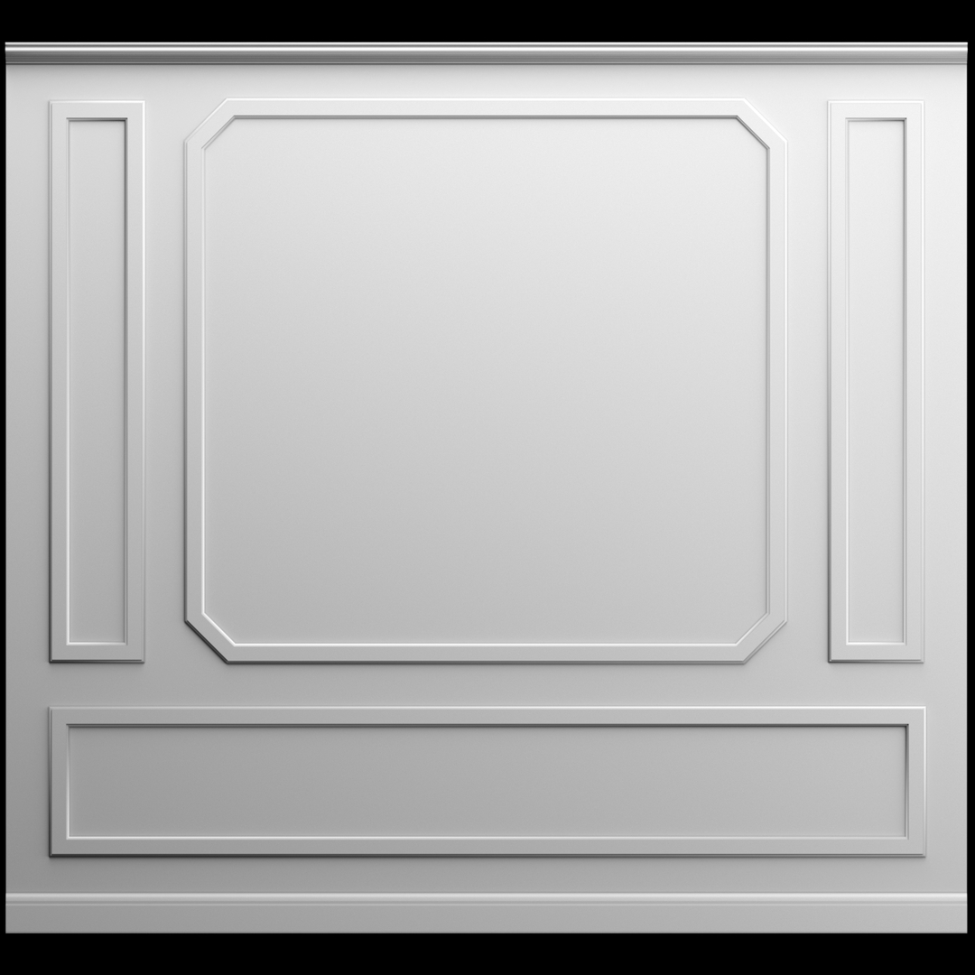 3D molding wall model - TurboSquid 1660855