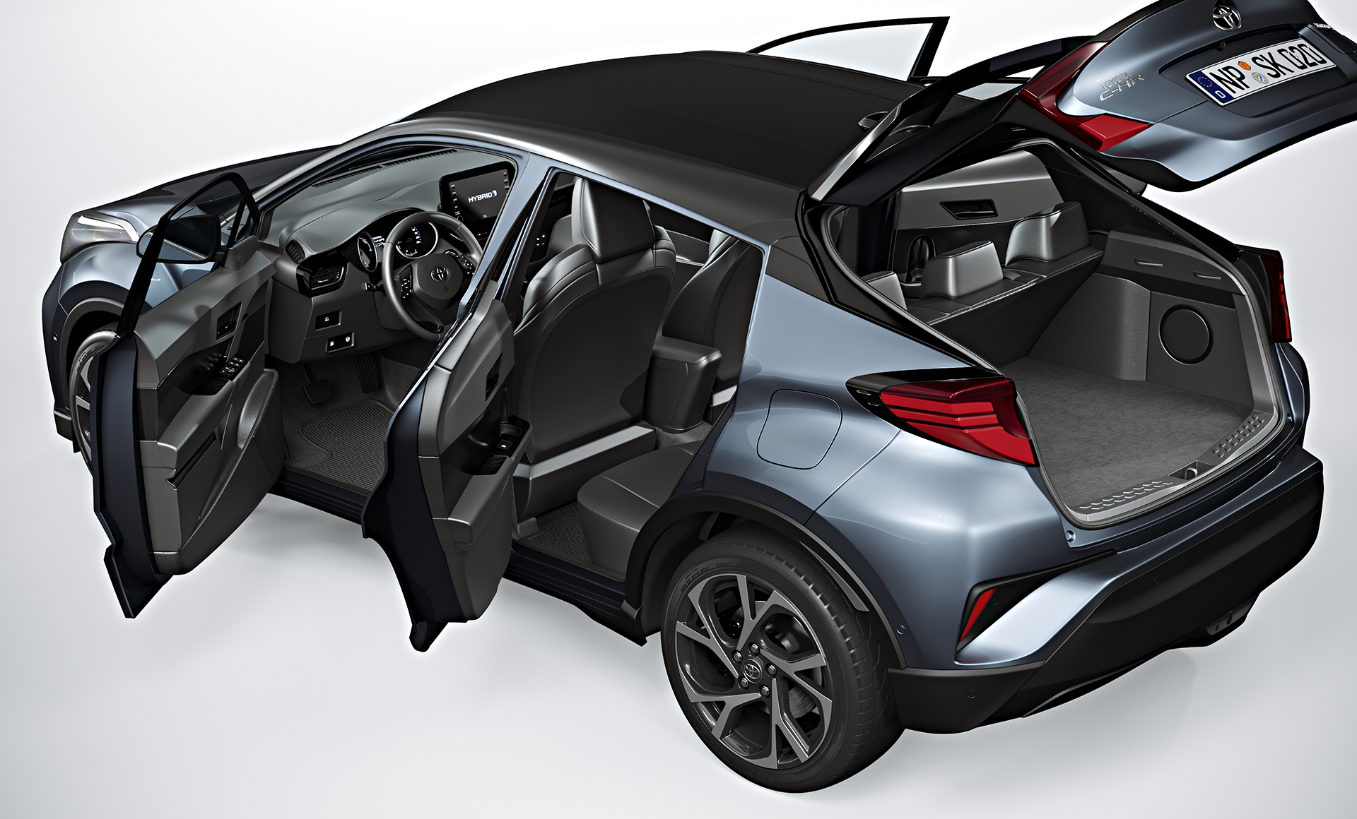 3D 2020 toyota c-hr - TurboSquid 1515423