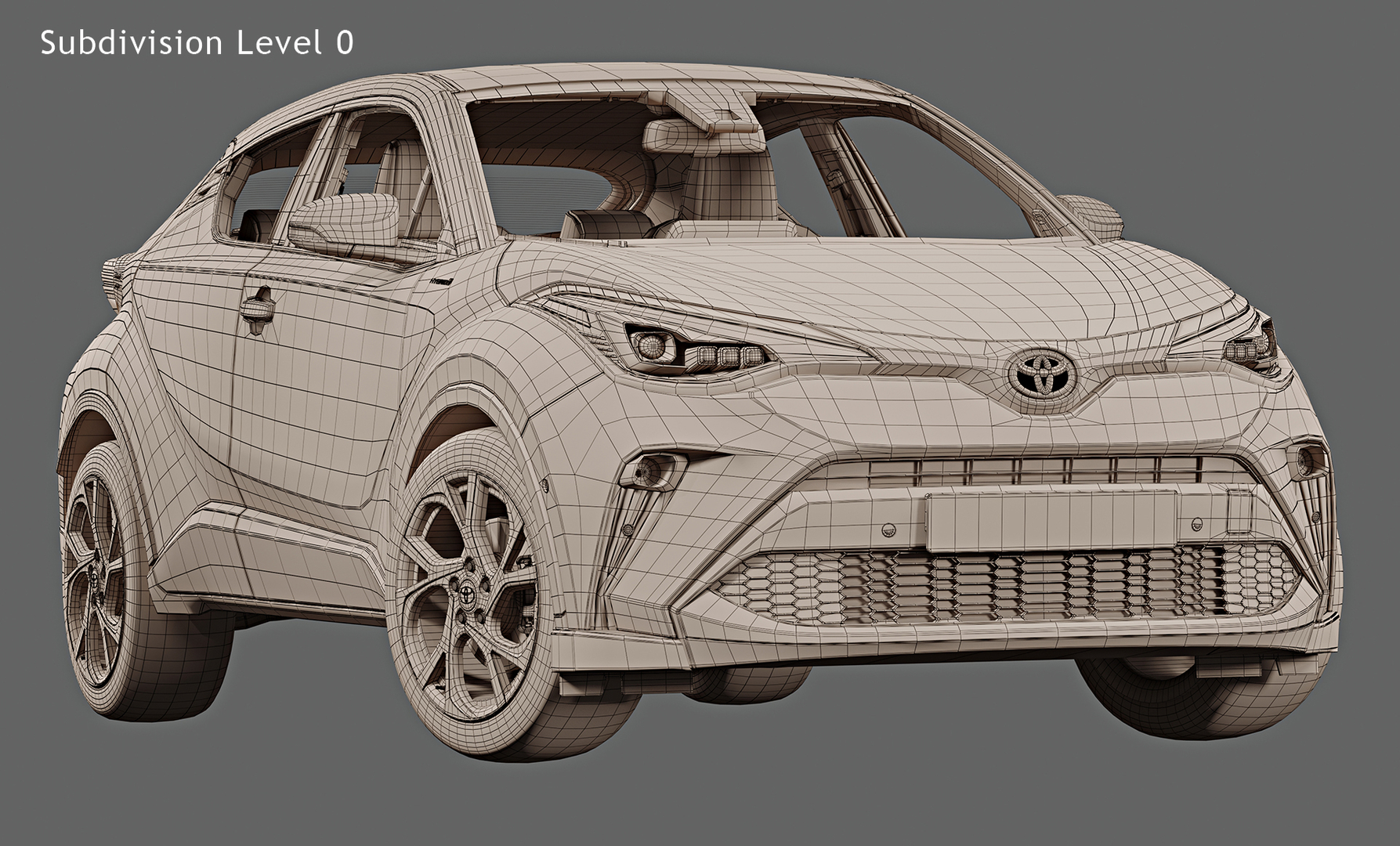3D 2020 toyota c-hr - TurboSquid 1515423