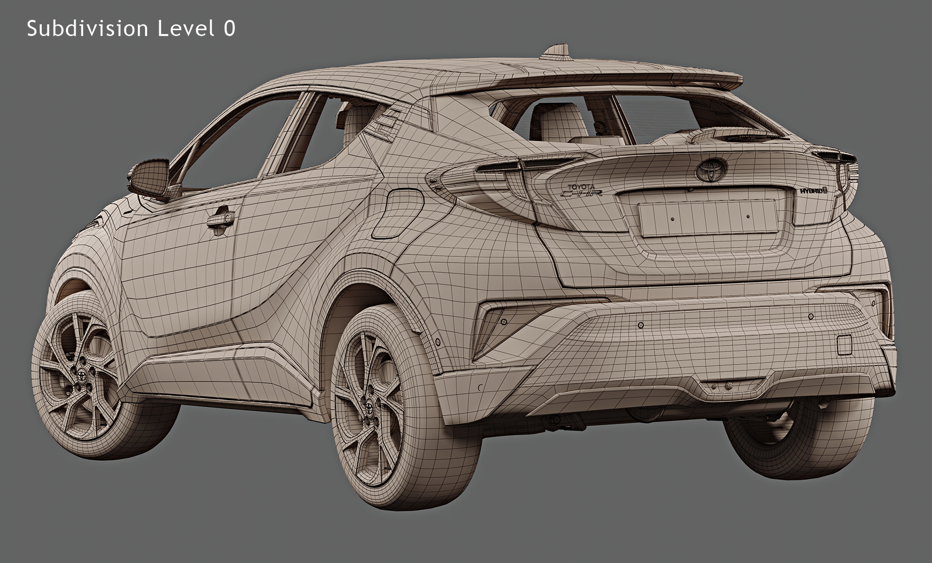 3D 2020 toyota c-hr - TurboSquid 1515423