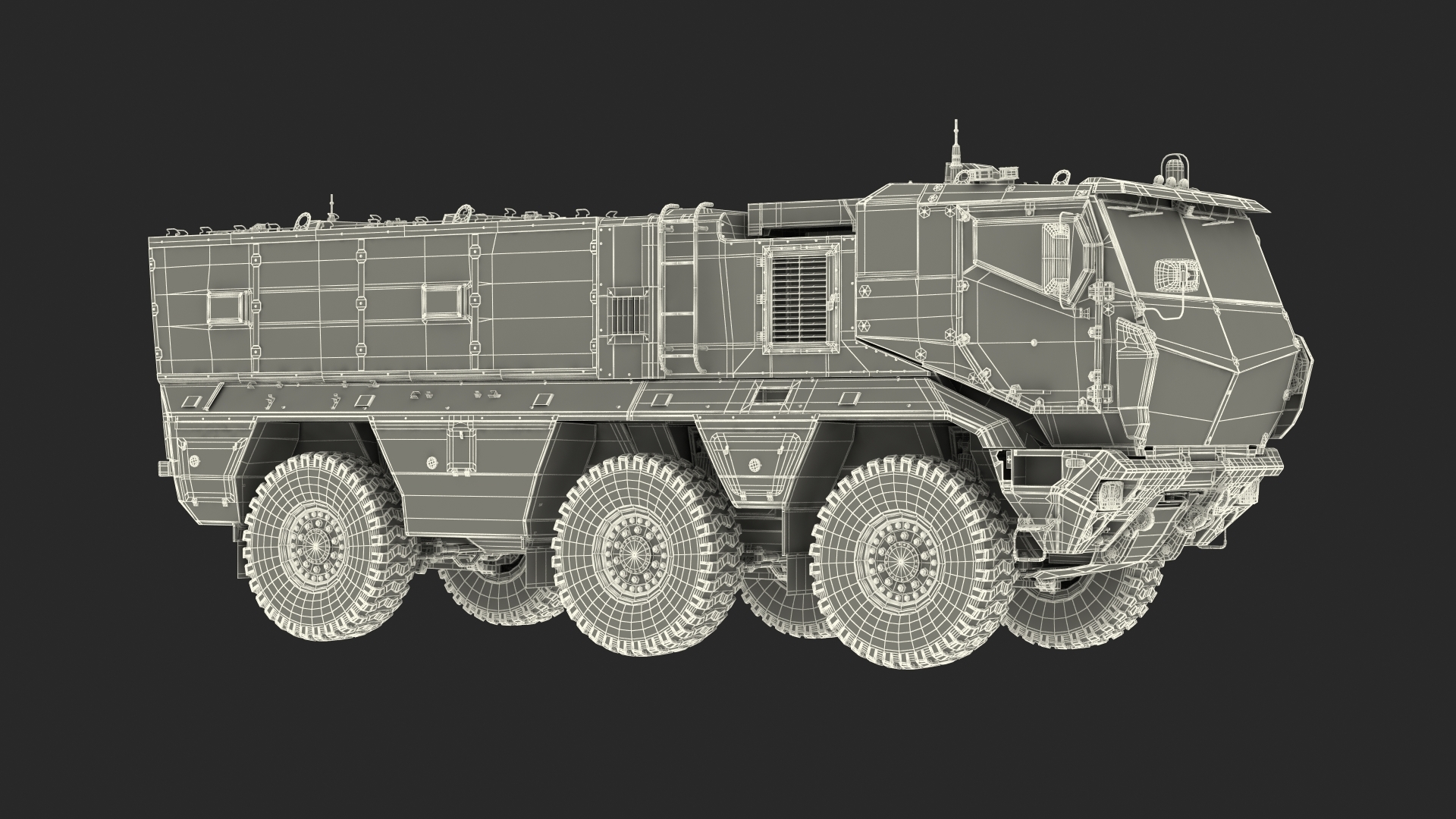 Mrap kamaz 63968 typhoon 3D model - TurboSquid 1661281
