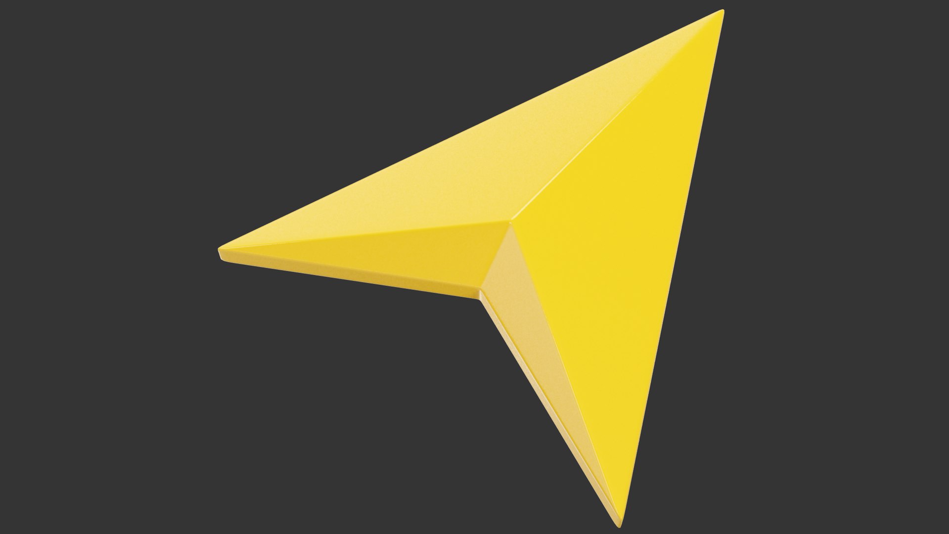 Gps navigation arrow symbol 3D model - TurboSquid 1661031