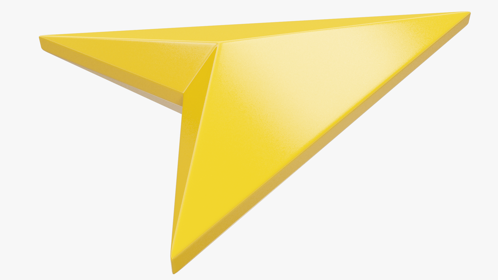 Gps navigation arrow symbol 3D model - TurboSquid 1661031