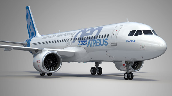 내부 및 조종석이있는 Airbus A320 Neo 3D 모델 - TurboSquid 1662565
