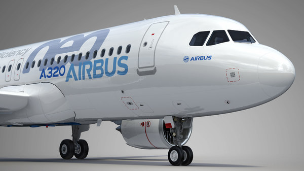 modelo 3d Airbus A320 Neo con interior y cabina - TurboSquid 1662565