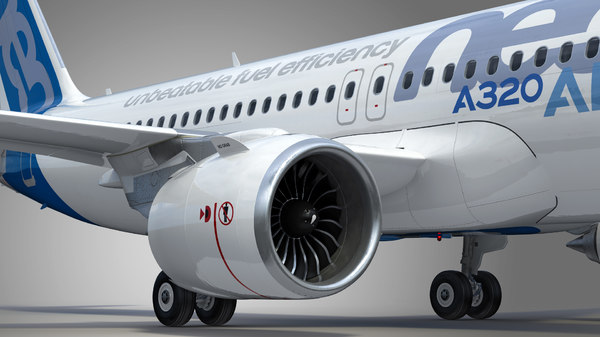 modelo 3d Airbus A320 Neo con interior y cabina - TurboSquid 1662565